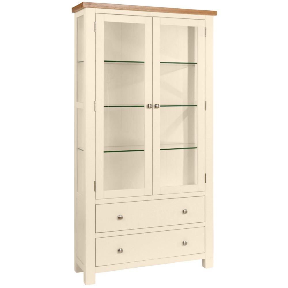 Chester Ivory Display Cabinet - Dennetts Furniture