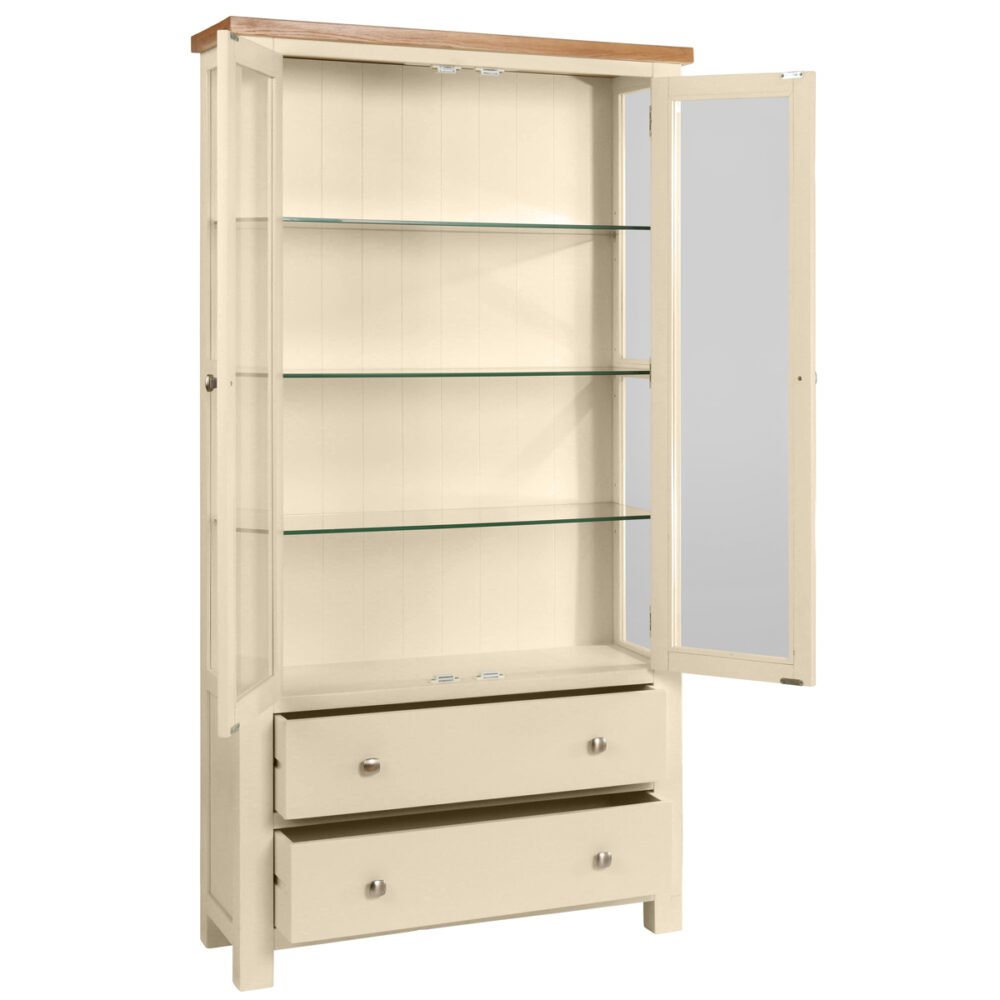 Chester Ivory Display Cabinet - Dennetts Furniture
