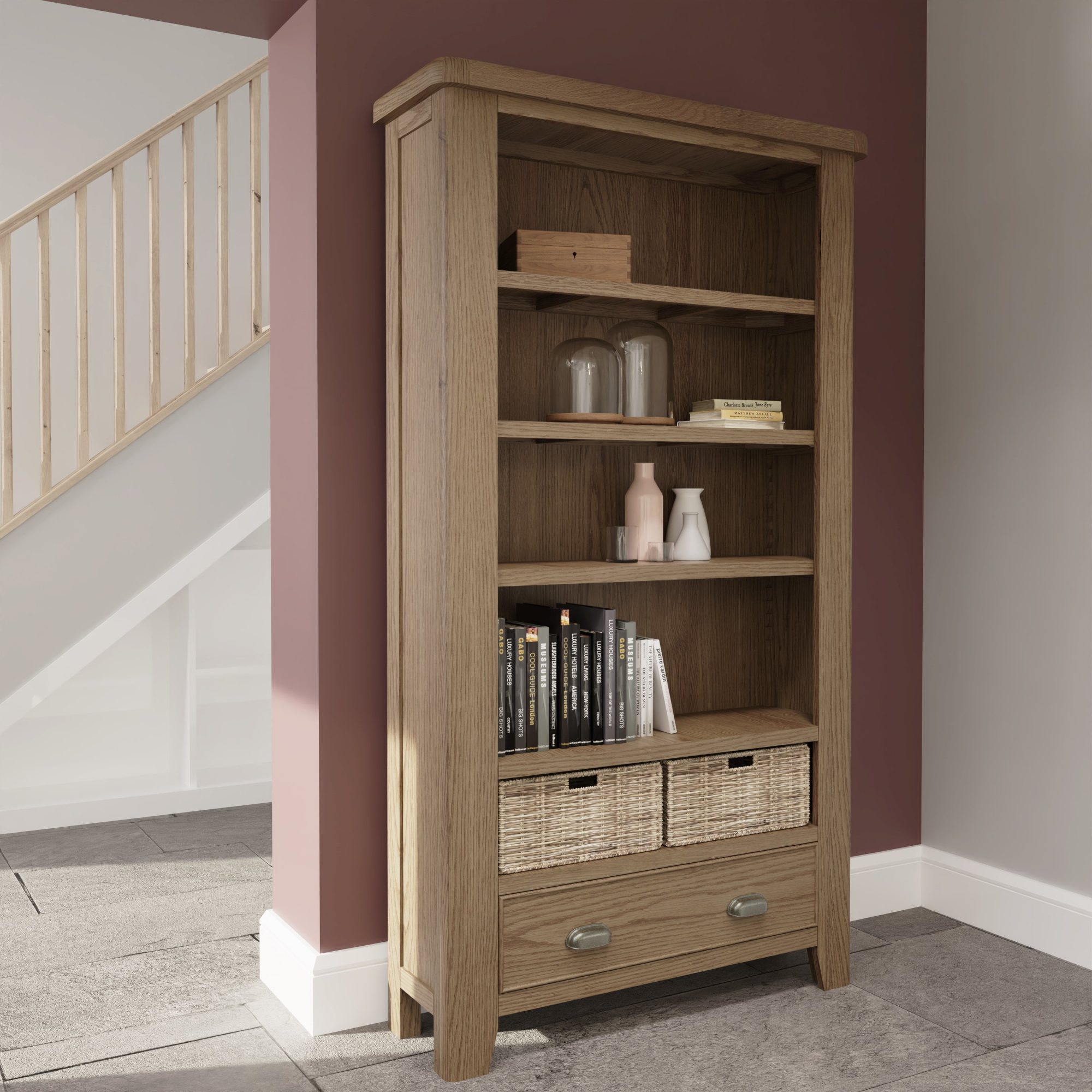 Millie Large Bookcase - Dennetts Furniture