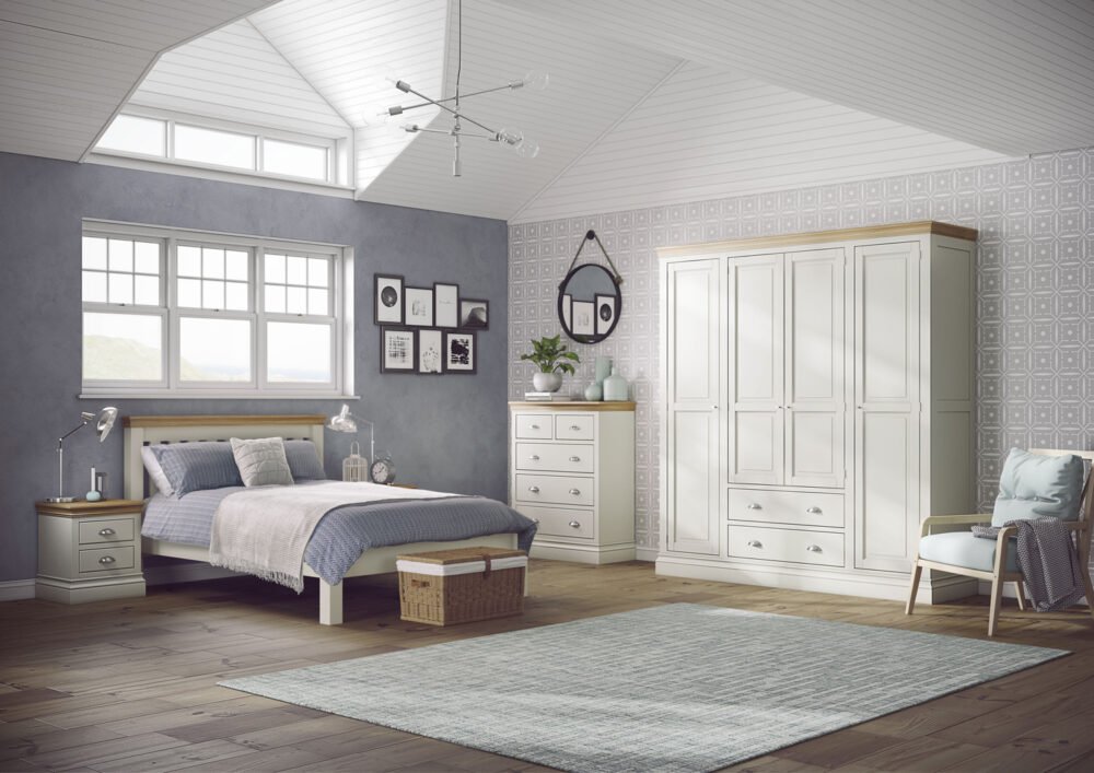 Lundy Sliding Double Wardrobe - Dennetts Furniture