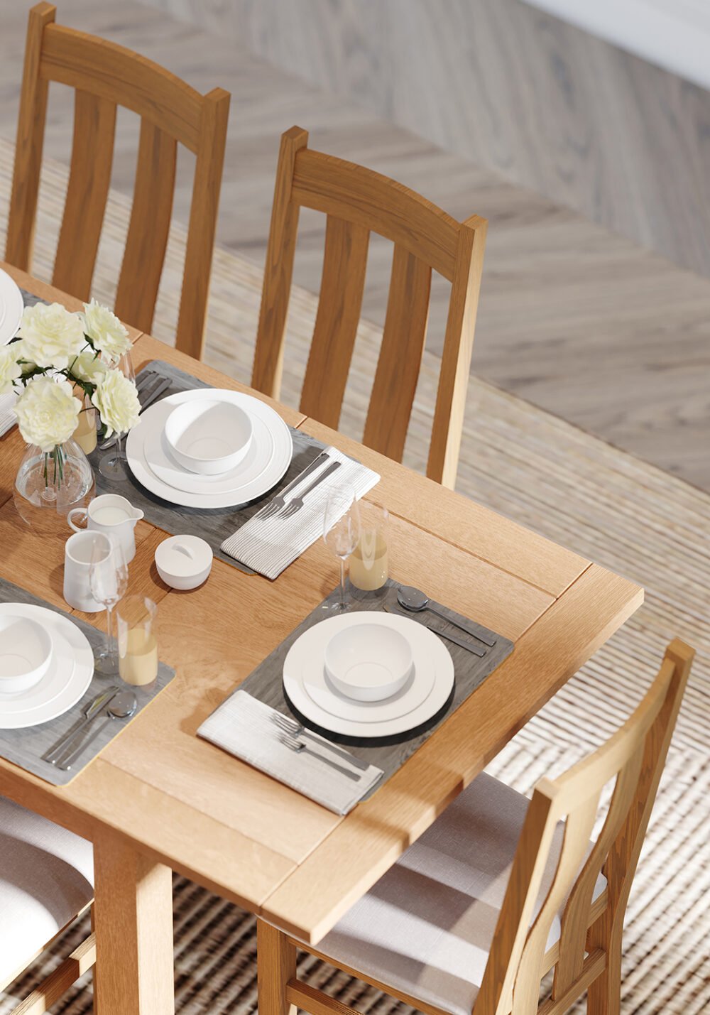 Chester Small Extending Dining Table - Dennetts Furniture