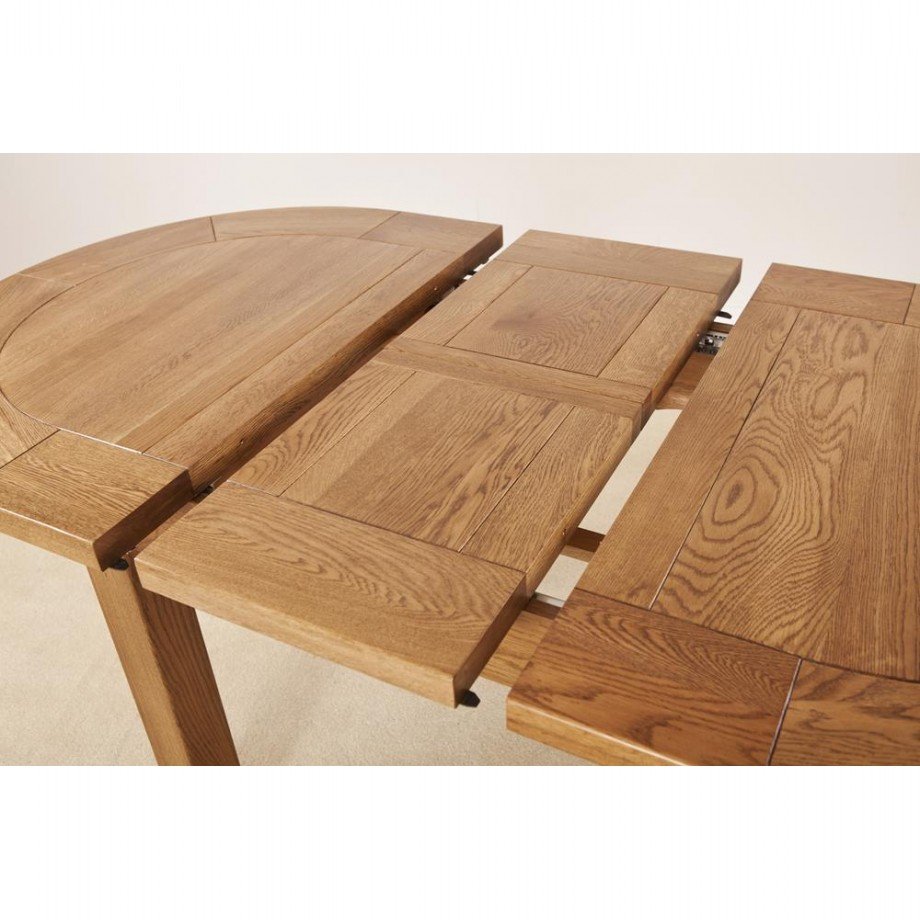 Small Rustic Extending Dining Table - Dennetts Furniture