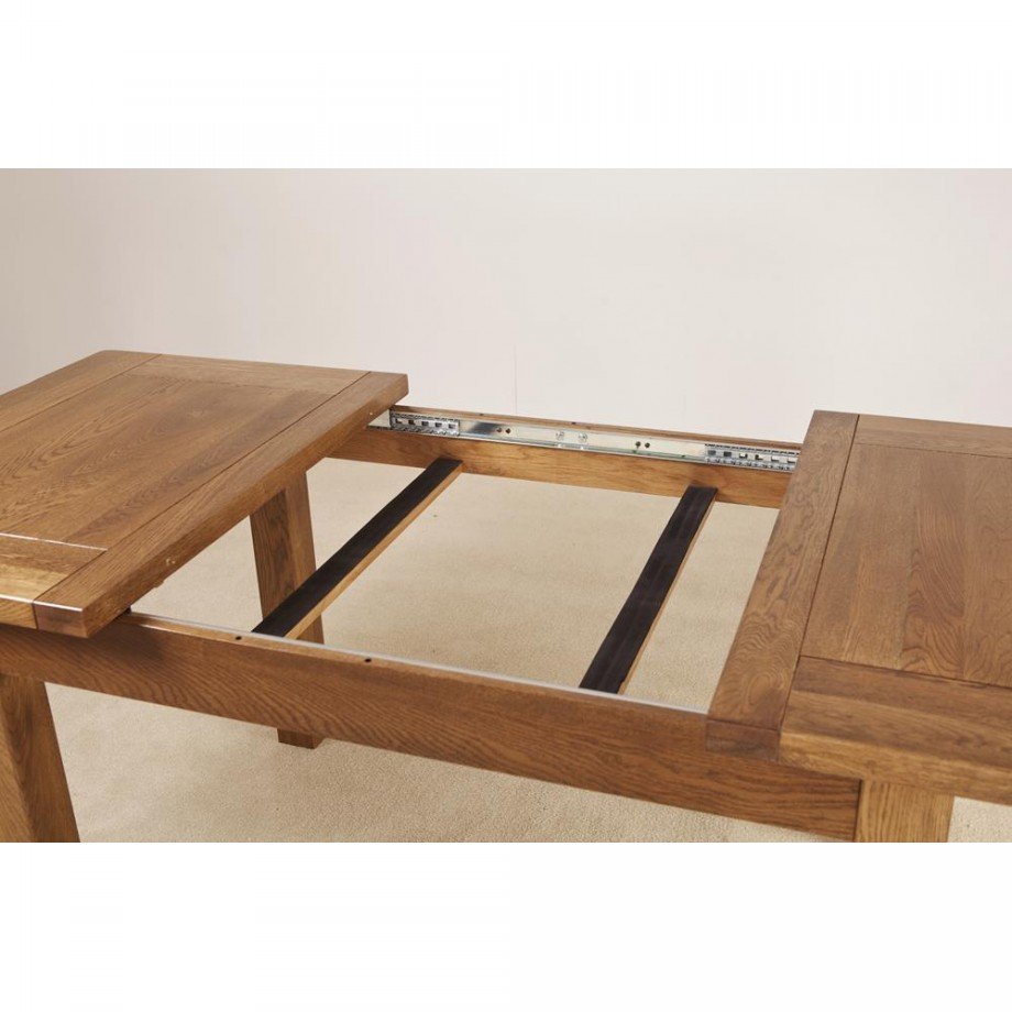 Rustic Extending Dining Table - Dennetts Furniture